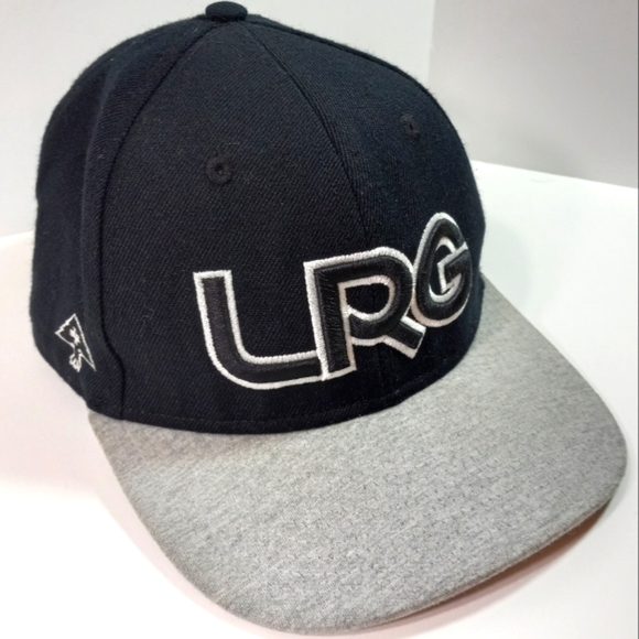 Accessories | Lrg Black And Grey Snapback Hat Lifted Research Group ...